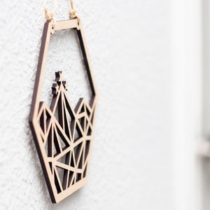 Geometric Velaris Wooden Wall Art, Velaris, Night Court, ACOTAR, ACOWAR ...