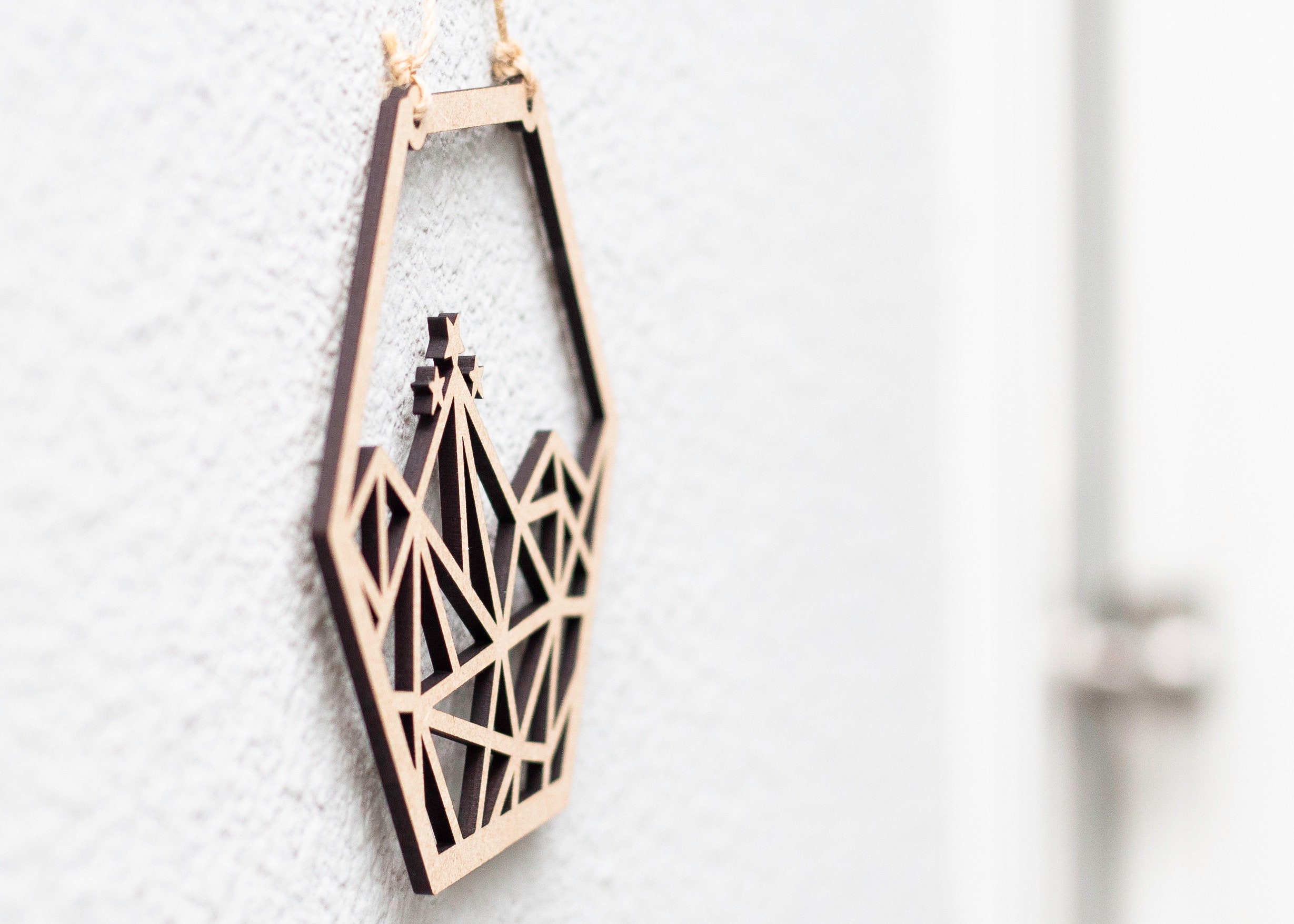 Geometric Velaris Wooden Wall Art Velaris Night Court - Etsy