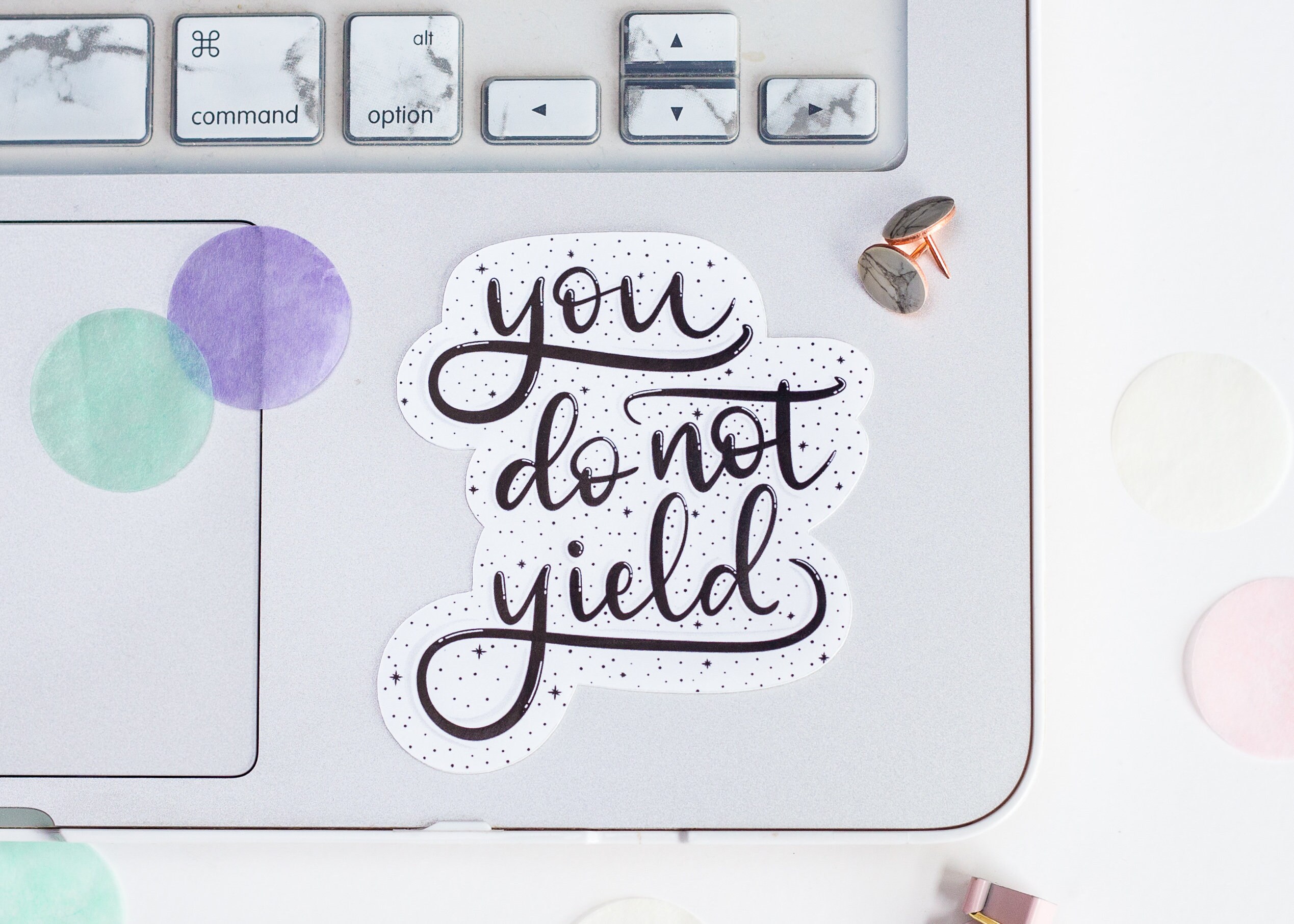 You Do Not Yield Tog Weatherproof Matte Sticker Vinyl | Etsy