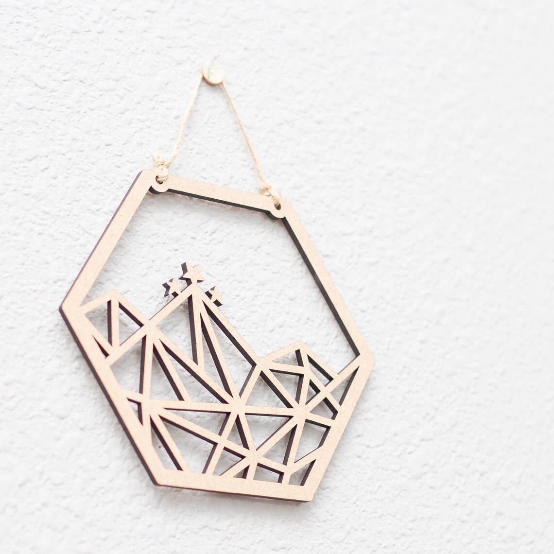 Geometric Velaris Wooden Wall Art Velaris Night Court - Etsy