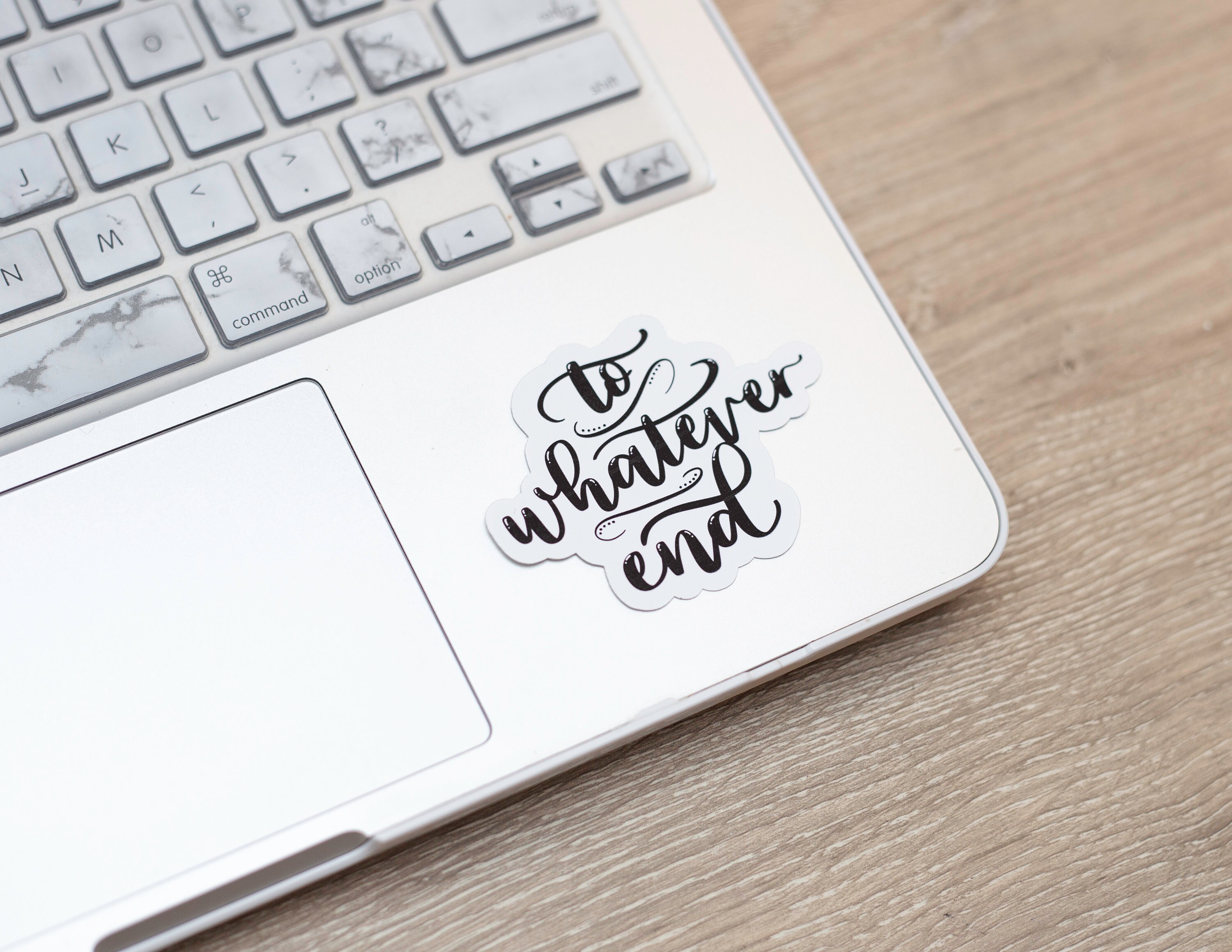 To Whatever End Tog Weatherproof Matte Sticker Ya Book | Etsy