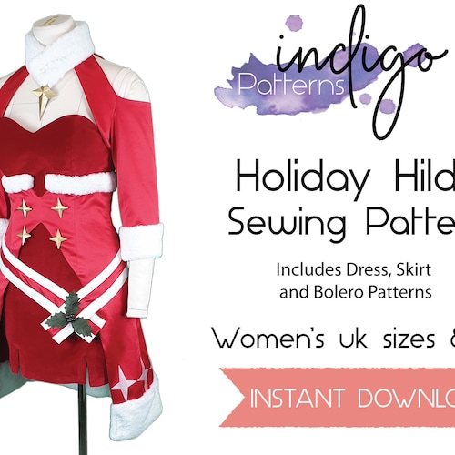 Holiday Hilda Cosplay Sewing Pattern Fire Emblem Hilda - Etsy