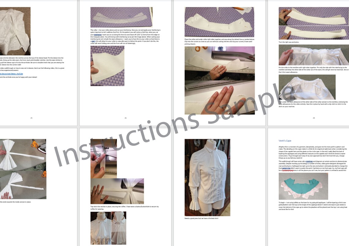 Venti Cosplay Sewing Pattern Genshin Impact Venti Costume - Etsy