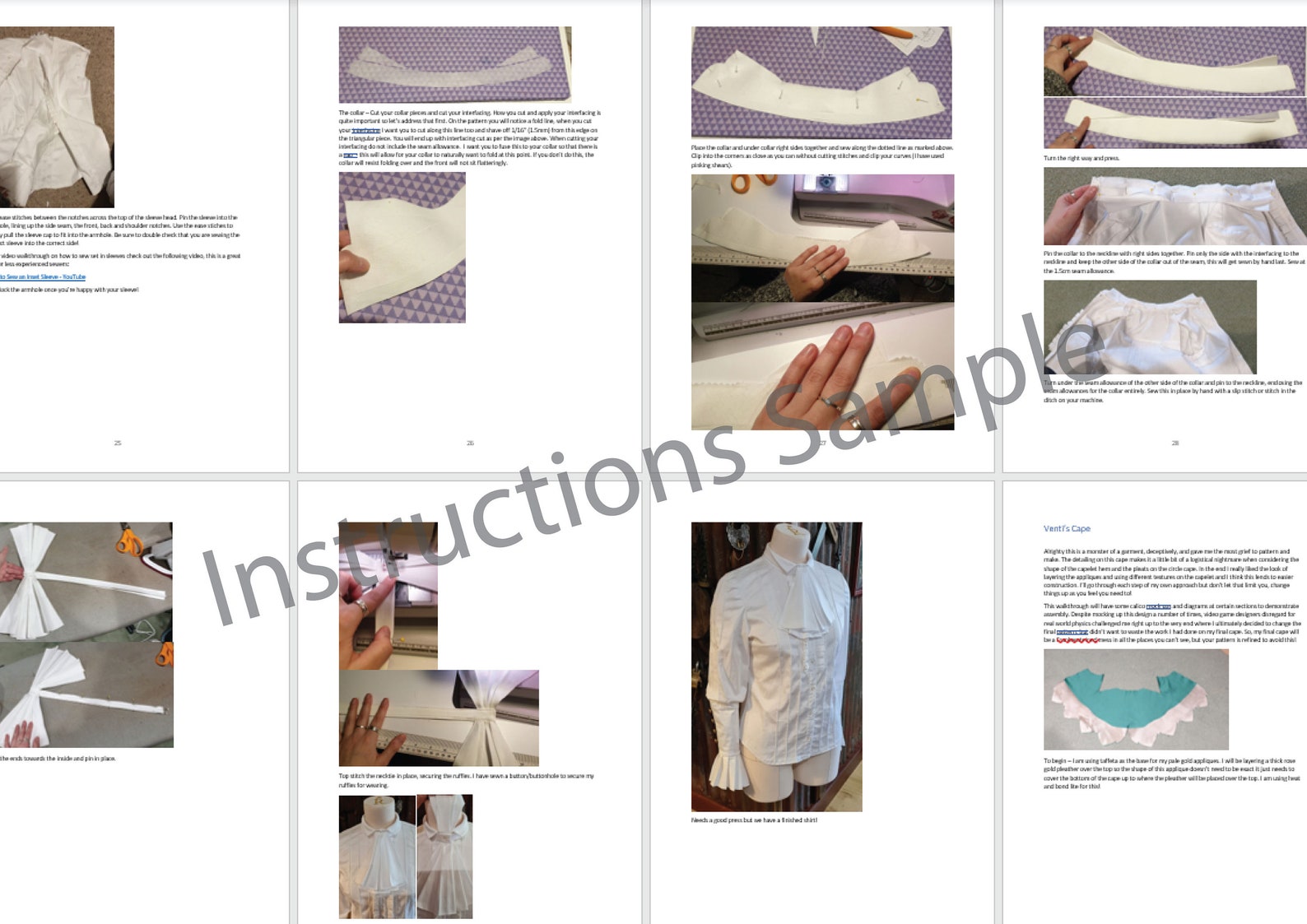 Venti Cosplay Sewing Pattern: Genshin Impact Costume (PDF Pattern) - Etsy