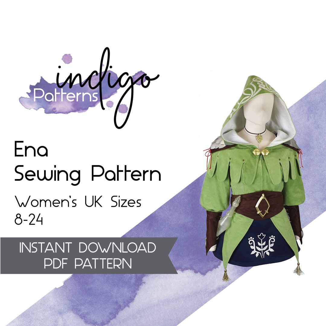 Ena Cosplay Sewing Pattern: MHS2 Costume (PDF Pattern) - Etsy