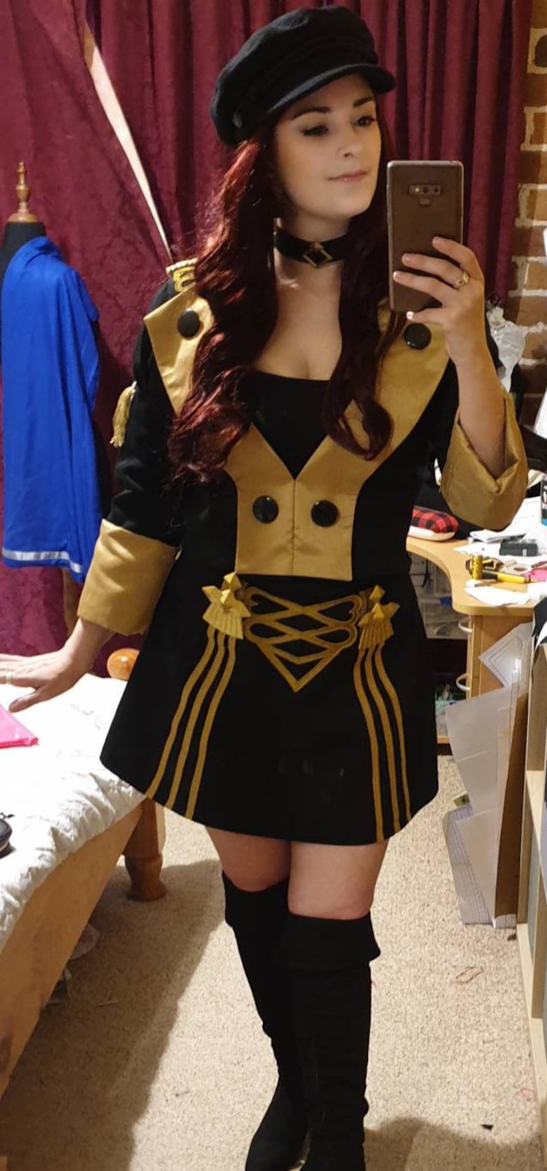 Dorothea Fire Emblem Three Houses Cosplay Pattern Black - Etsy Australia