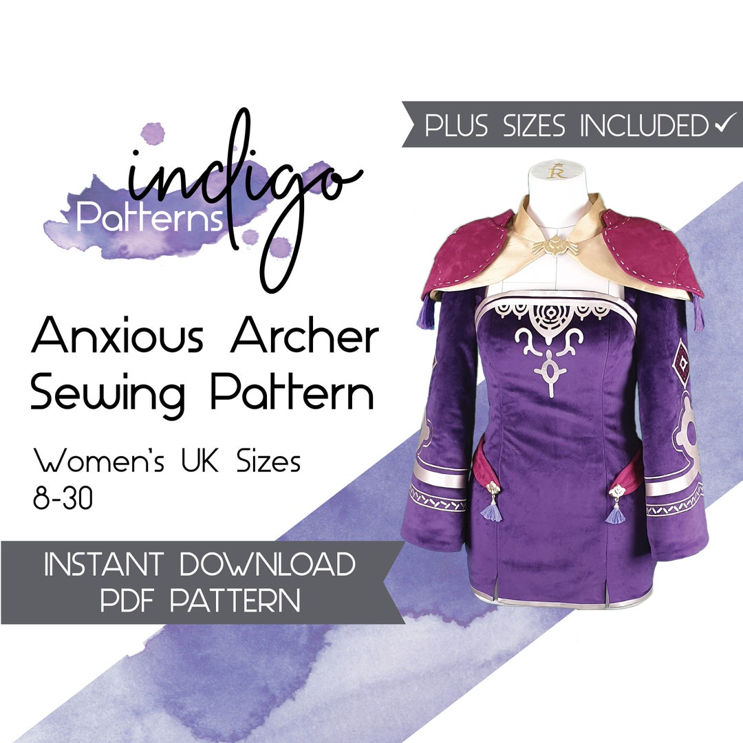 Anxious Archer Sewing Pattern -digital Download - Etsy