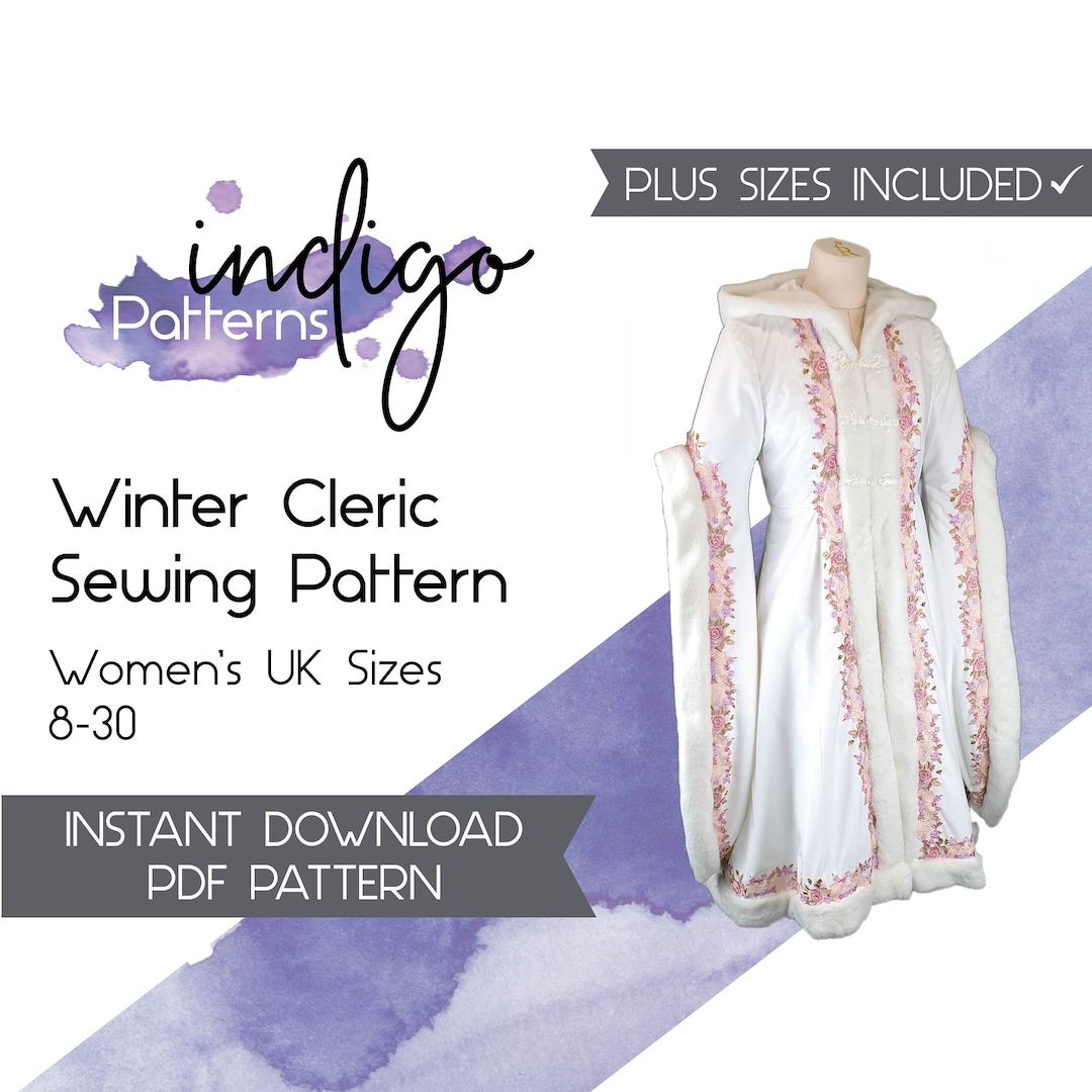 Winter Jester Cosplay Sewing Pattern, Jester's Winter Coat Costume, Jester Cosplay, Winter ...