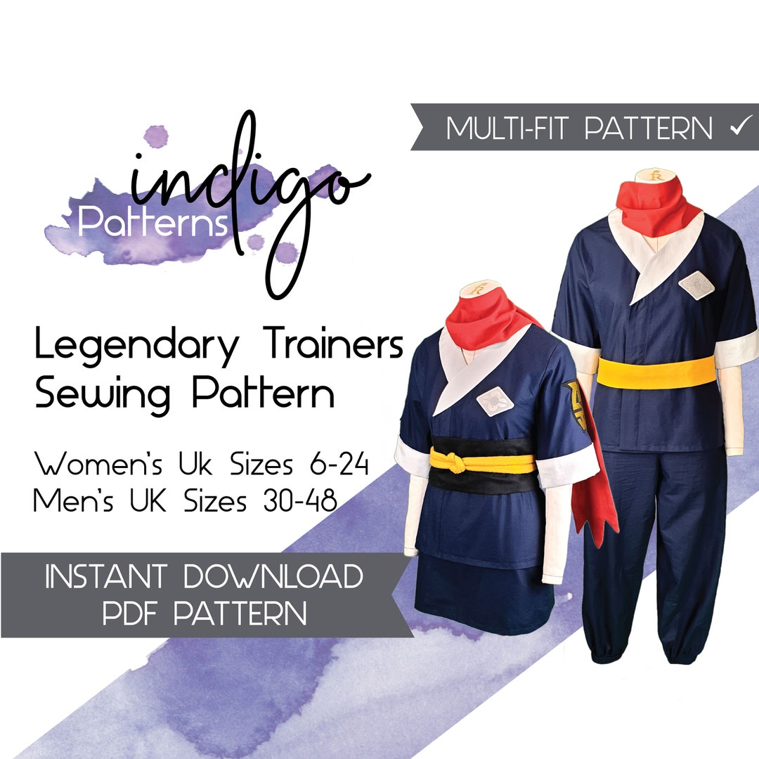 Legendary Trainer Cosplay Sewing Pattern: Unisex Costume (digital ...