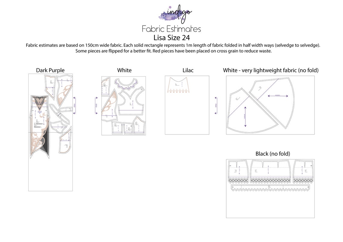 Lisa Genshin Impact Cosplay Sewing Pattern: Women's Costume (PDF ...