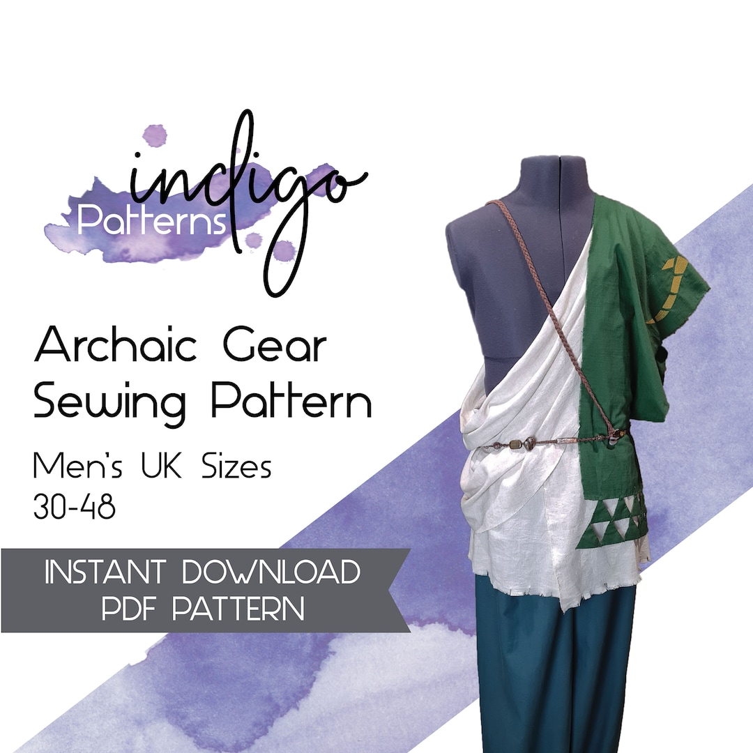 Archaic Tunic Cosplay Sewing Pattern - Etsy