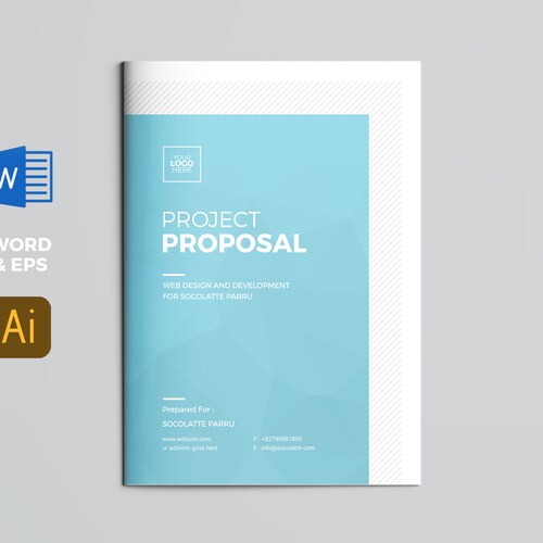 Business Proposal Template Project Proposal Indesign & MS - Etsy