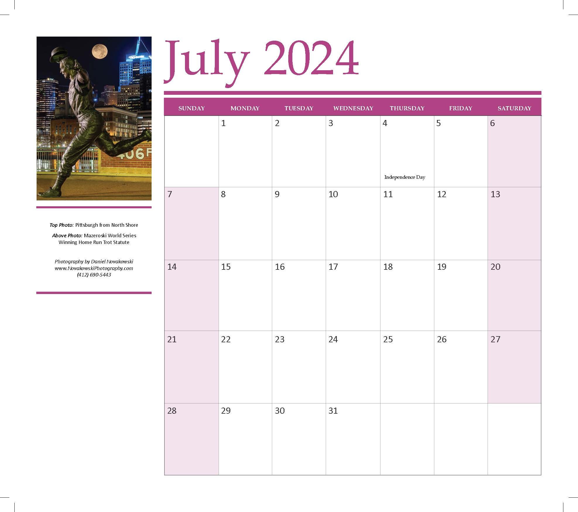 2024 Full Color 13 Month Wall or Desk Calendar (size 12.5 X 11) - Etsy