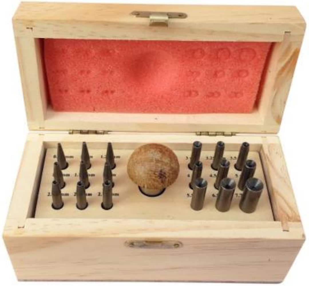 18 Piece Bezel Stone Setting Prong Pushing Punch Concave Burnisher Set ...
