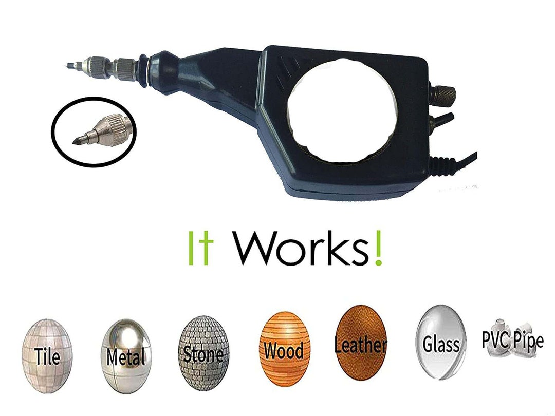 Electric Engraving Machine With Carbide Point Engraver for Jewelry Gems ...