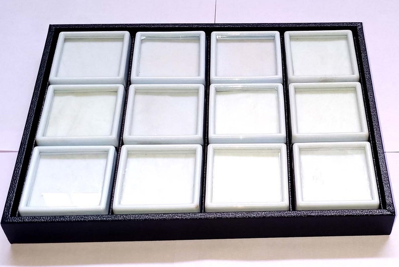 GEMSTONE Diamond Display Storage Big 12 Boxes With Tray Boxes - Etsy