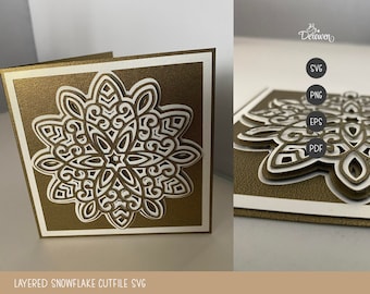 Snowflake Svg Snowflake Mandala Svg Mandala Svg Snowflake Clipart ...