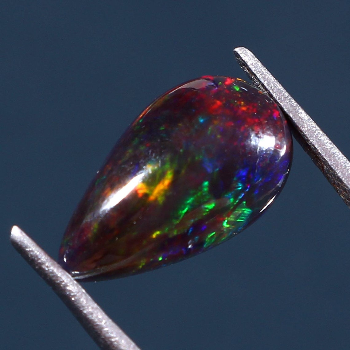 2.40 carat Black Ethiopian Welo Opal Opal Cabochon Jewelry | Etsy