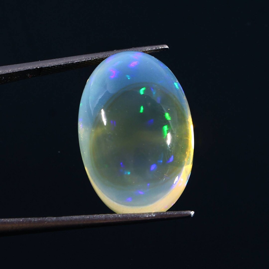 Transparent Opal Eye Clean, Natural Ethiopian Opal Cabochon Loose ...