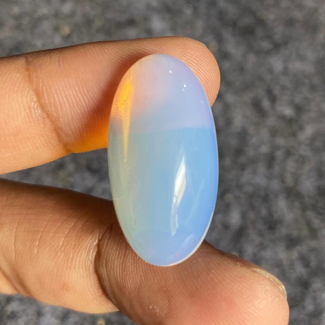 Transparent Opal Eye Clean, Natural Ethiopian Opal Cabochon Loose ...