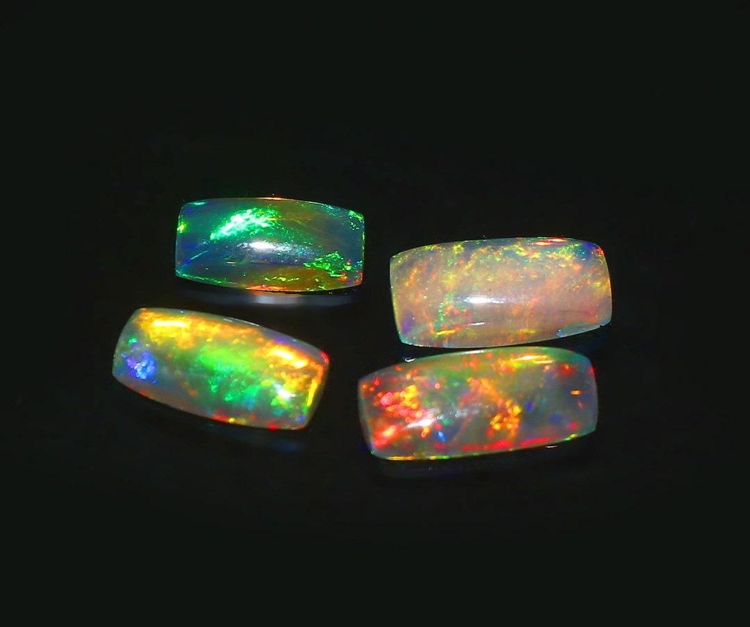 Aaatop Grade Quality Transparent Black Opal Eye Clean, Natural ...