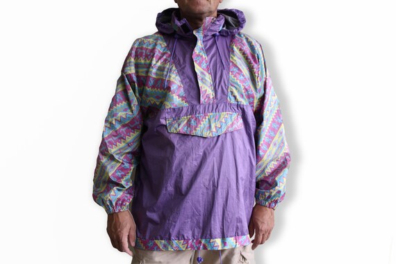 Vintage Killtec Windbreaker Anorak Chaqueta en un bolsillo | Etsy