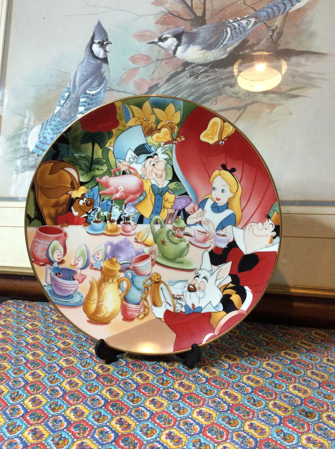 Disney Kenleys Alice in Wonderland Plate - Etsy