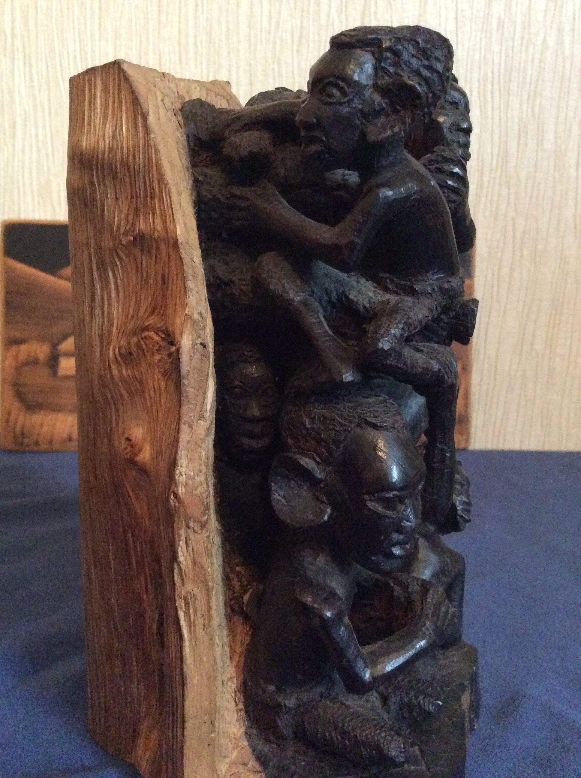 African Makonde Carved Family Tree | Etsy