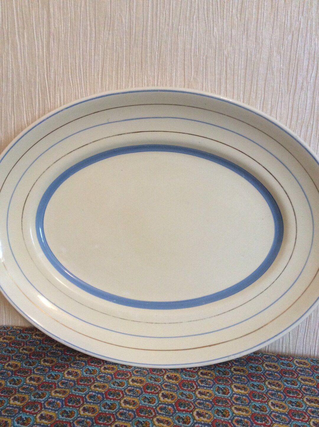 Early Clarice Cliff Oval Platter - Etsy UK