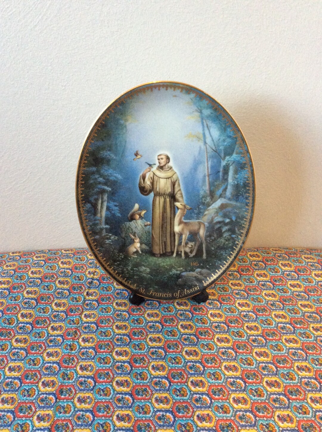 St. Francis of Assisi Plate - Etsy