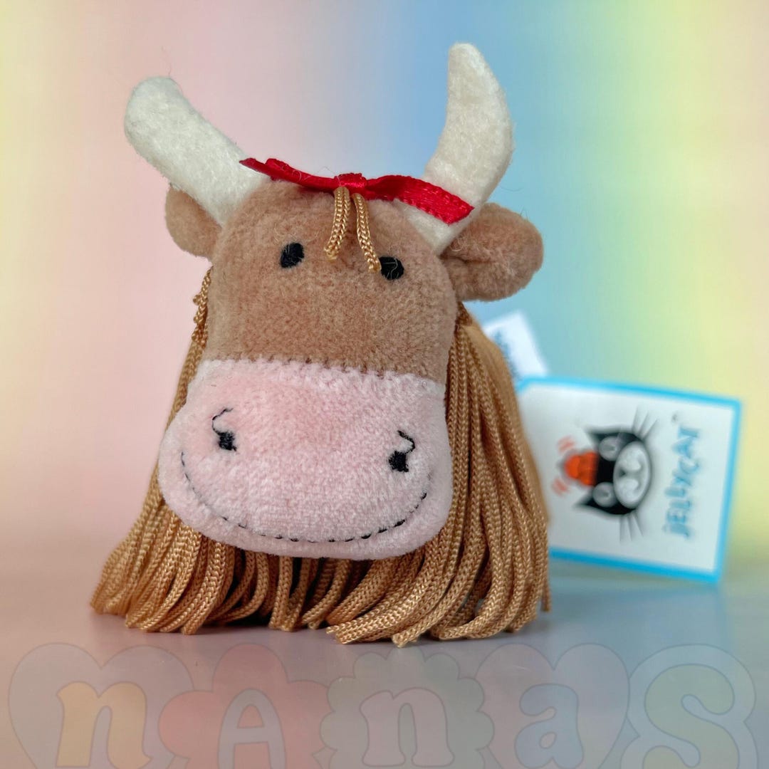 Vintage Rural Rustler Cow Jellycat: Calf Bull Plush BNWT HTF - Etsy