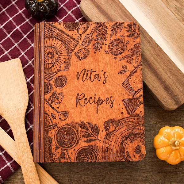 Wooden Book Cover - Etsy