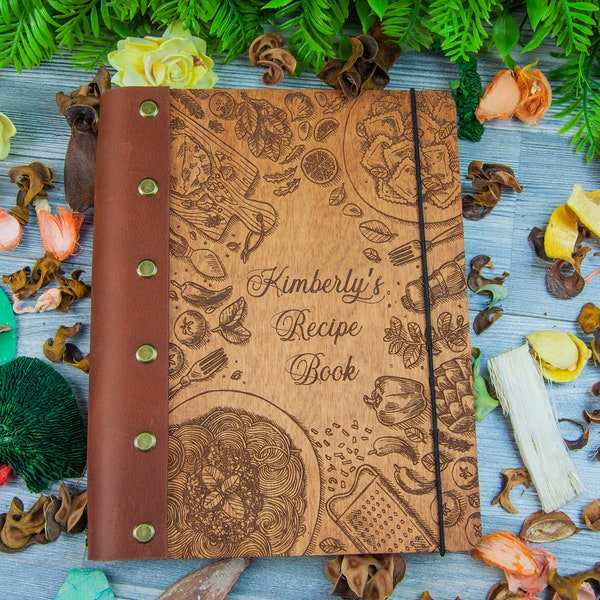 Leather Recipe Book - Etsy