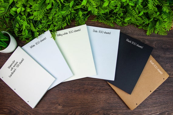 Extra block of paper for our notebooks | Etsy