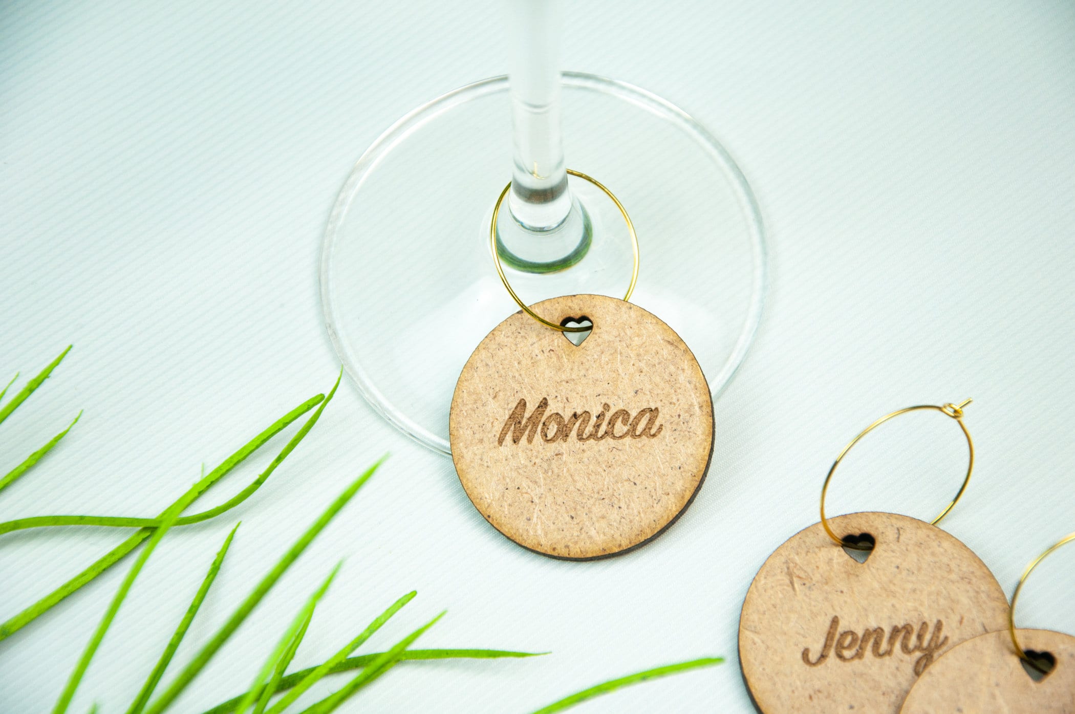 Personalized Wine Glass Charm Custom Name Gift Tags Wedding - Etsy