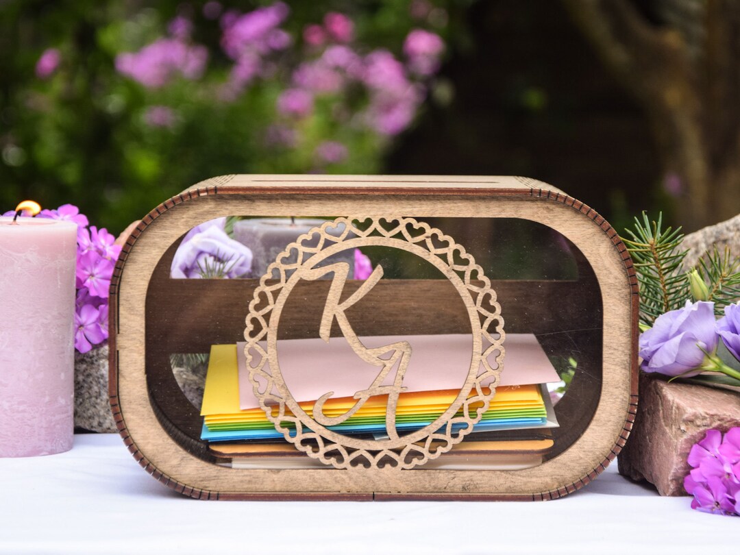 Personalized Wedding Card Box, Card Box for Wedding, Wooden Box, Rustic ...