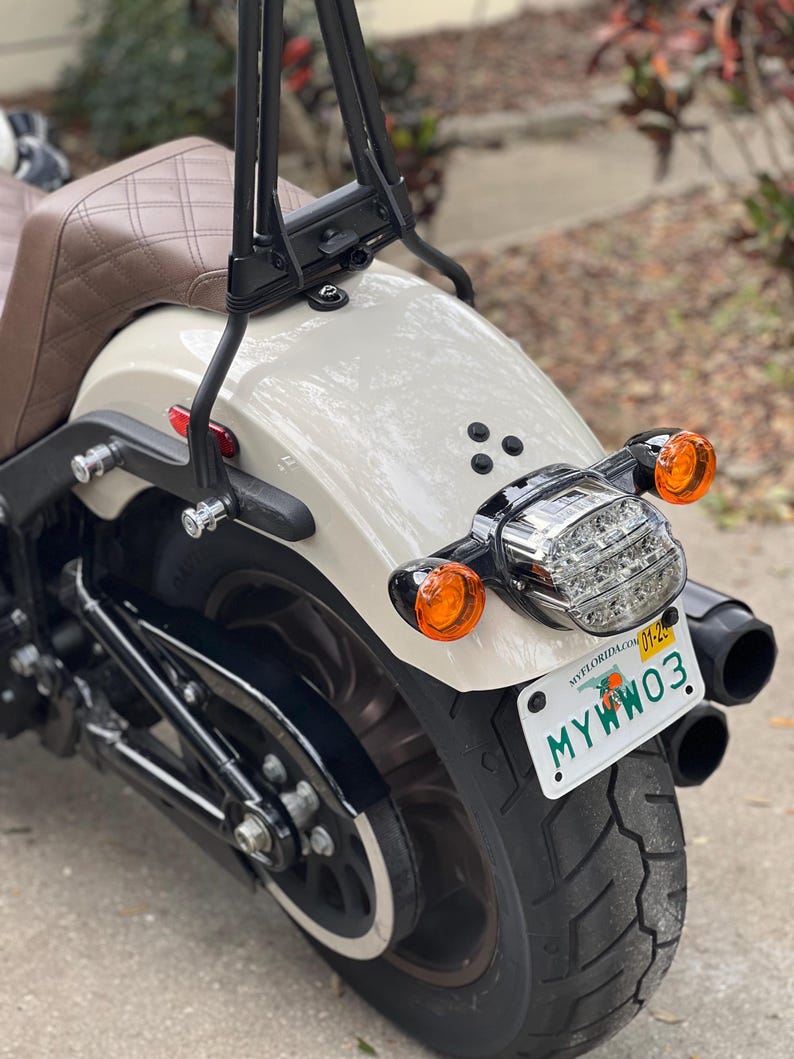 License Plate Mount Fender "tailtuck" Harley-davidson Lowrider ST ...