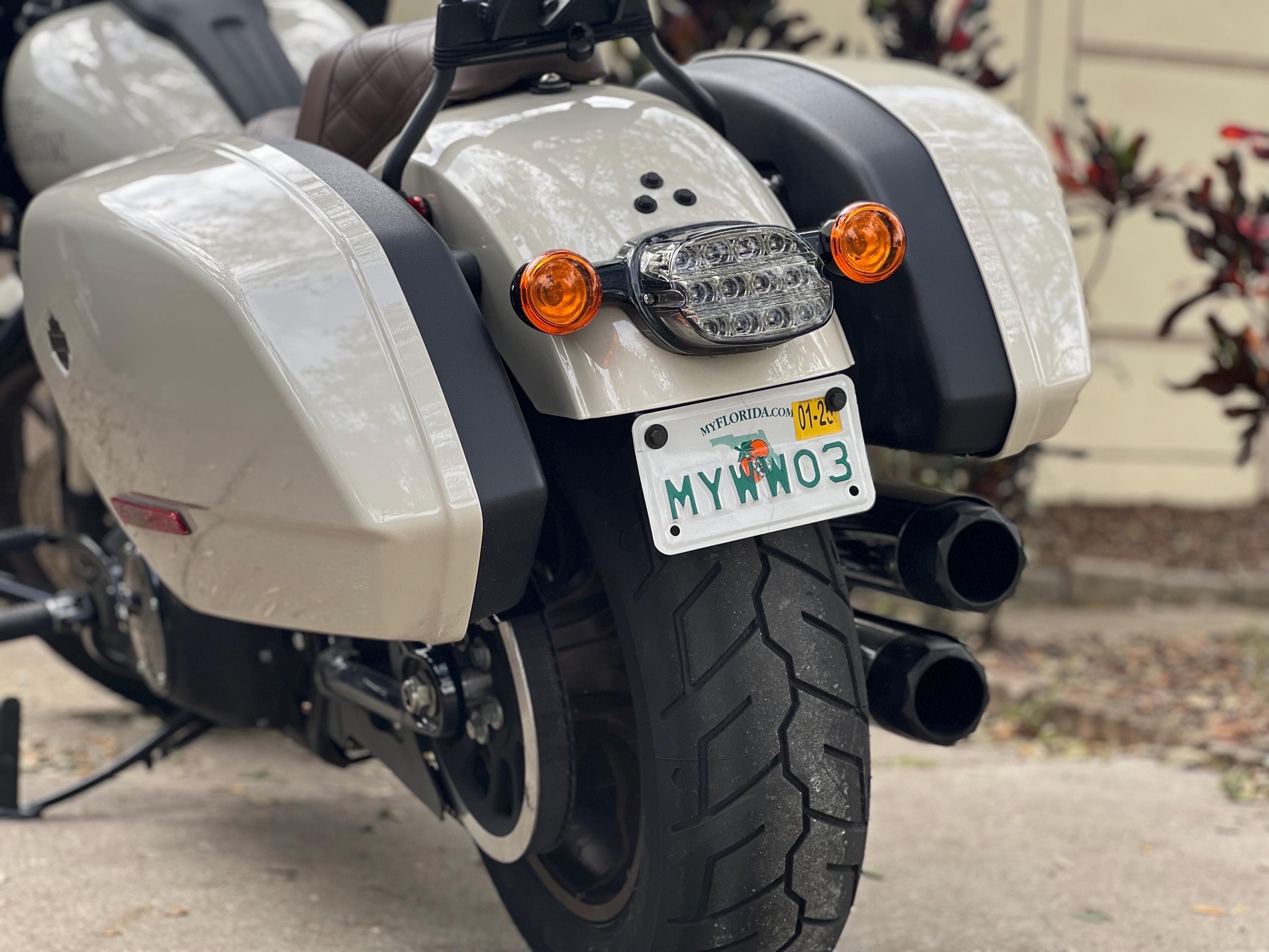 License Plate Mount Fender "tailtuck" Harley-davidson Lowrider ST ...