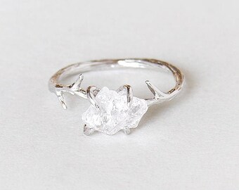 April Birthstone Ring - Etsy