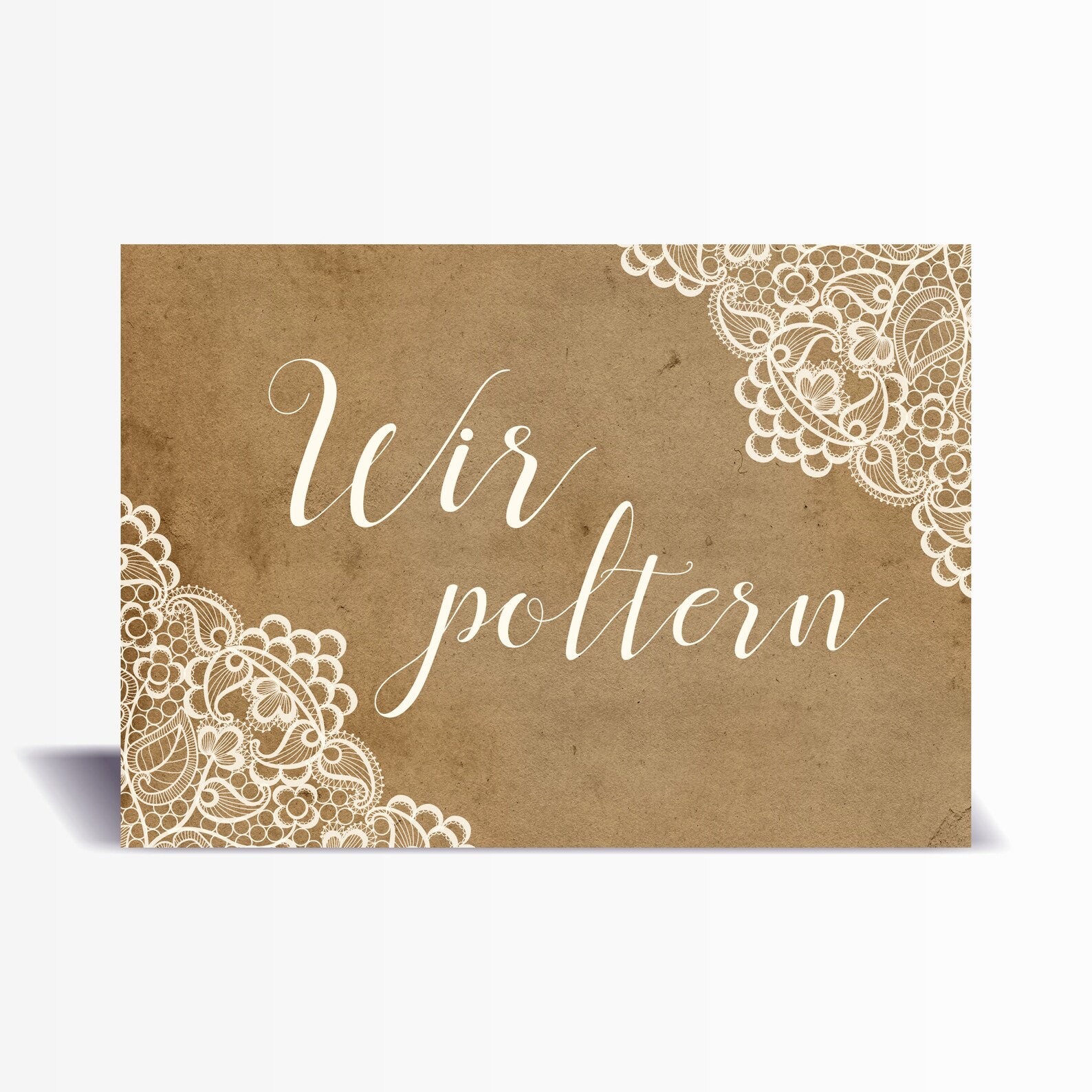 10 Karten Wir poltern Personalisiert Einladung - Etsy Österreich