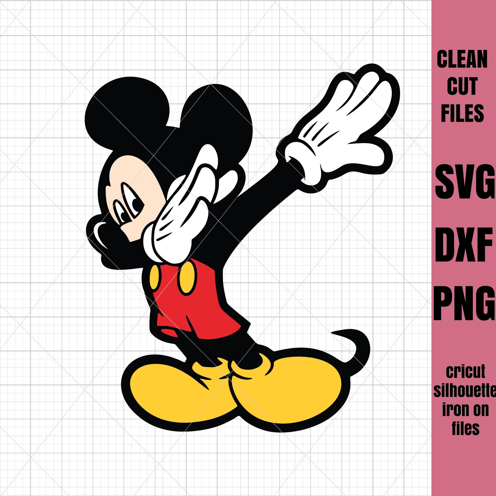 Mickey SVG Mickey Dabbing svg Christmas Svg Minnie svg File | Etsy