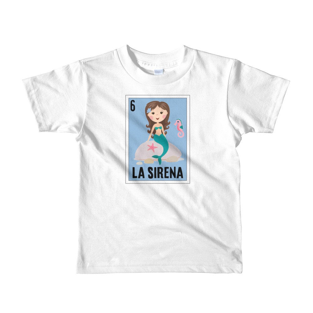 Loteria Shirts for Kids La Sirena Loteria Tshirt - Etsy
