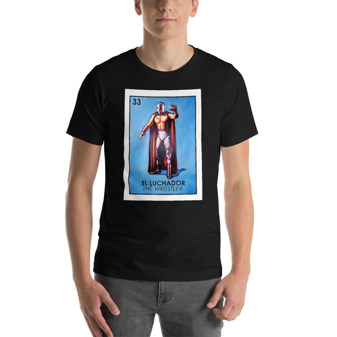 Playera De Lucha Libre Mexicana - Mexican Loteria Shirts - Etsy