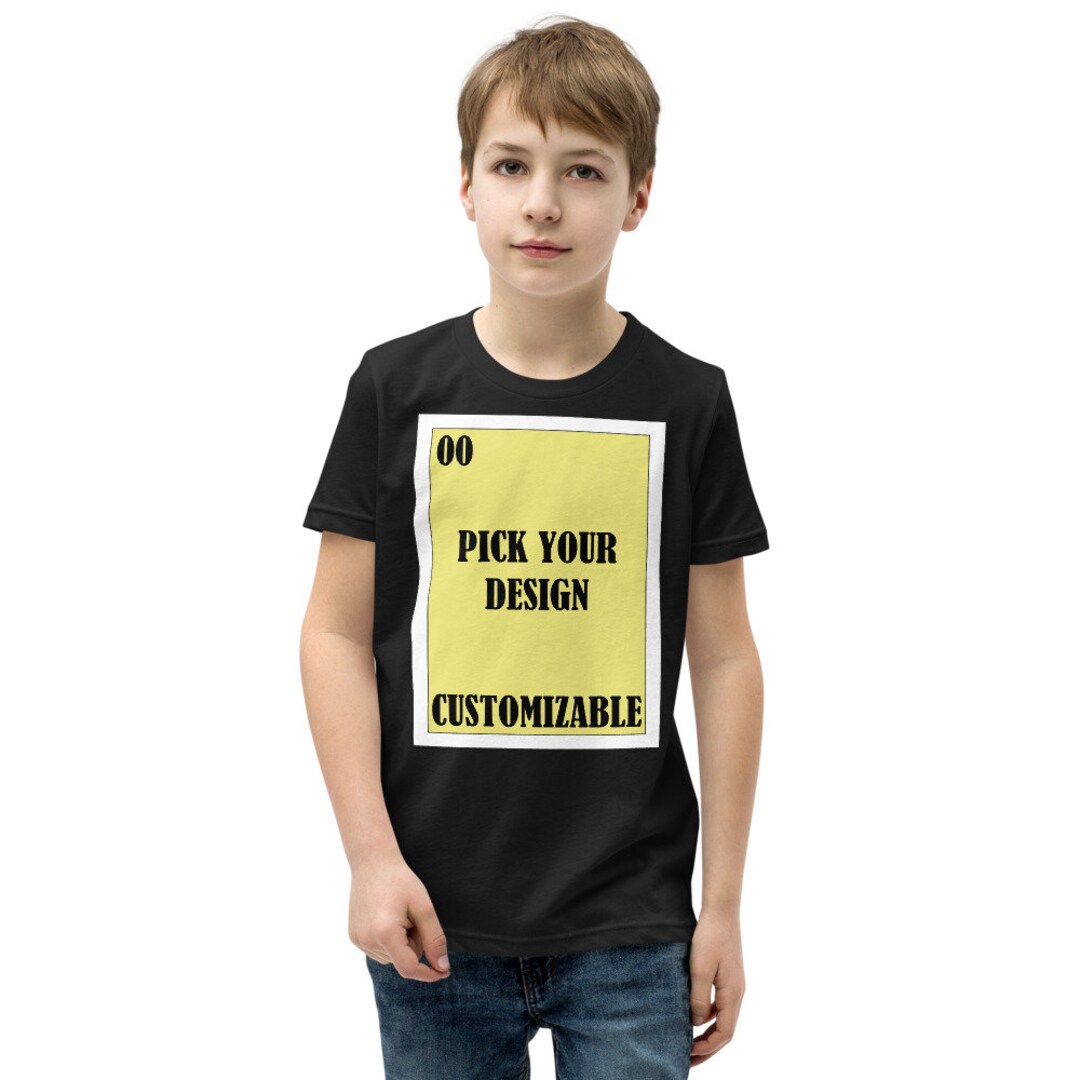 Custom Loteria Shirt for Kids - Pick the Design and Text! - Etsy