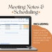 Thesis Planner - Excel/google Sheets Template - Digital Download - Etsy