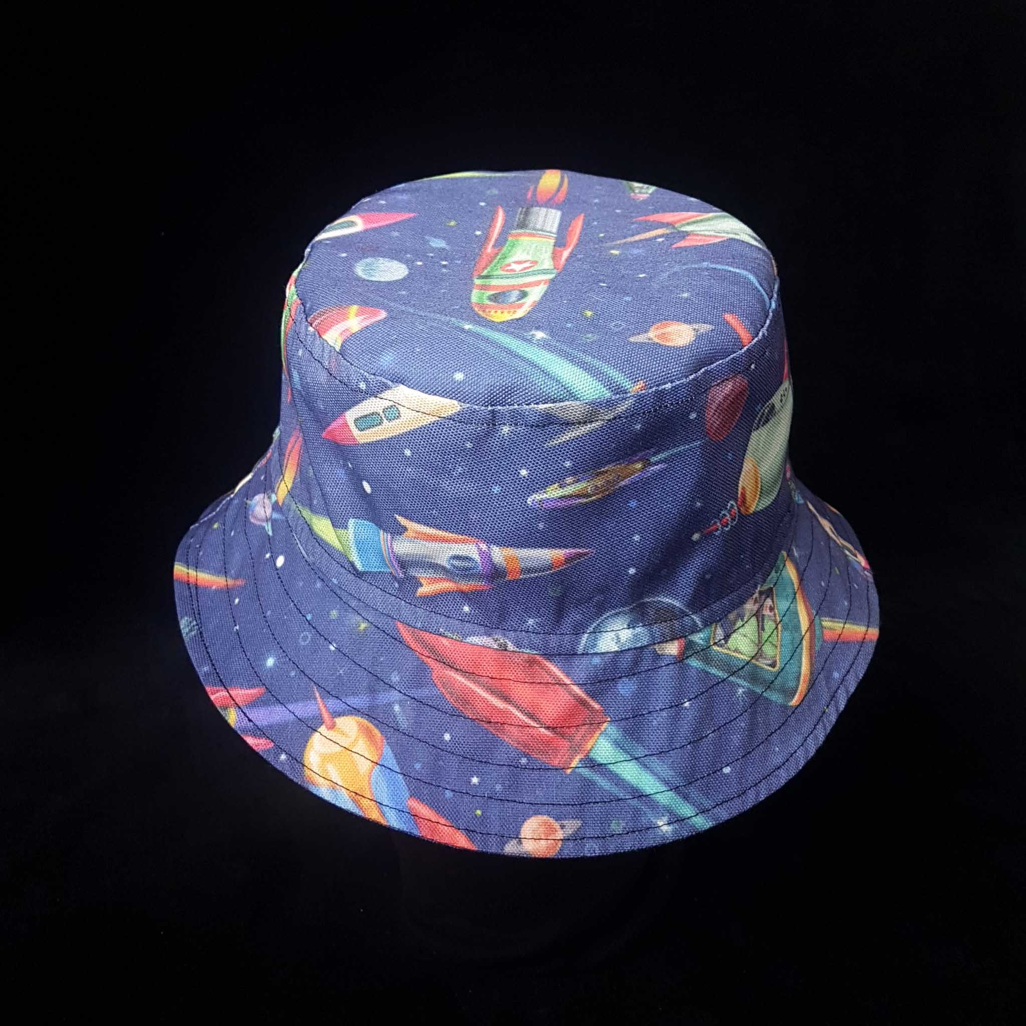Space Rockets Design Festival Bucket Hat - Etsy UK