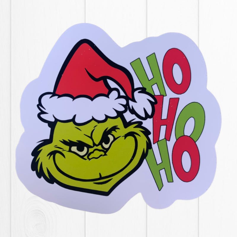 The Grinch Stickers - Etsy