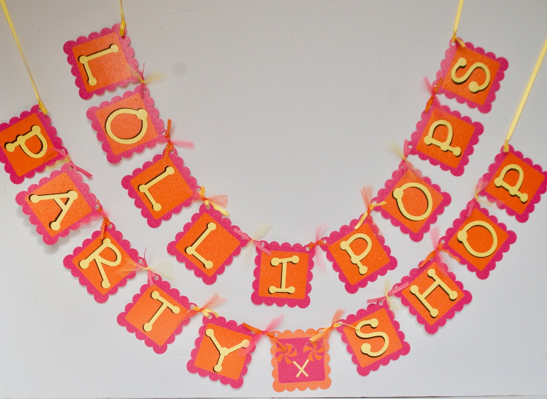 Customizable Party Banner Banner You Pick Colors Custom - Etsy