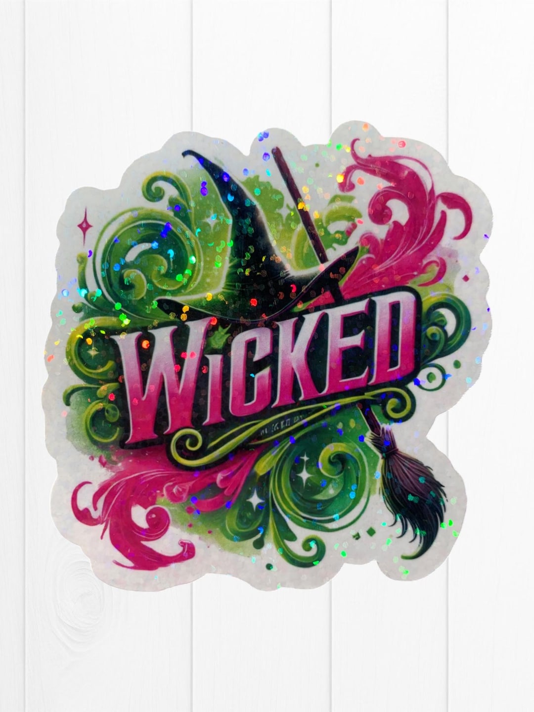 Wicked Sticker, Movie Wicked Sticker, Elphaba and Glinda, Emerald City ...