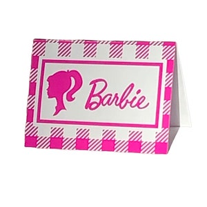 Barbie Food Labels Barbie Name Cards Barbie Candy Buffet - Etsy